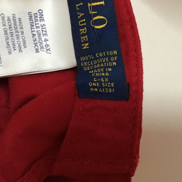 Polo Ralph Lauren | Accessories | Ralph Lauren Polo Kids Cap Special ...